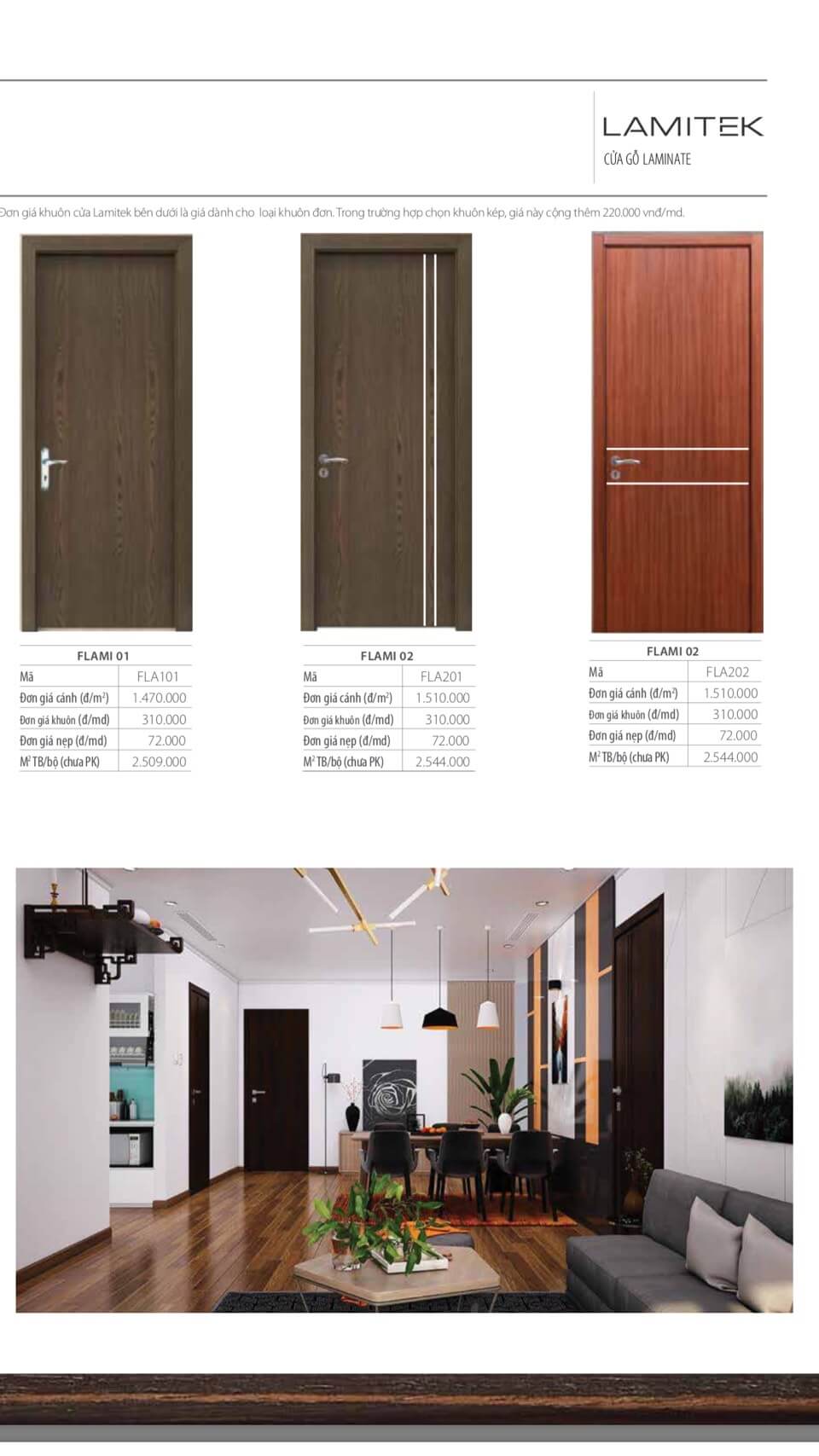 Báo giá cửa gỗ công nghiệp Huge™ |【+50 mẫu】 | BH 3 năm